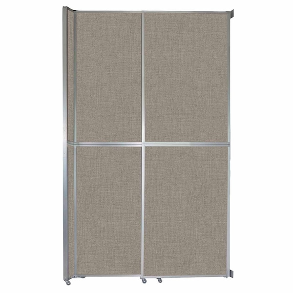 Versare Operable Wall Sliding Room Divider 6'10" x 12'3" Warm Pebble ...