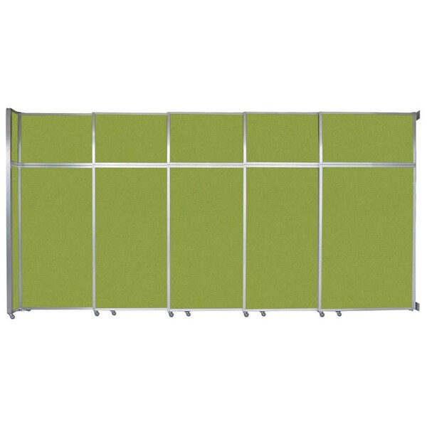 Versare Operable Wall Sliding Room Divider 15'7" x 8'5-1/4" Lime Green ...