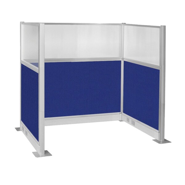 Versare Pre-Configured Hush Panel Electric Cubicle (U Shape) 6' x 4' W ...