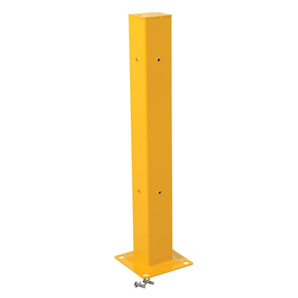 Vestil Structural Guard Rail - Tubular Post GR-STC8-DI-TP42-YL | Zoro