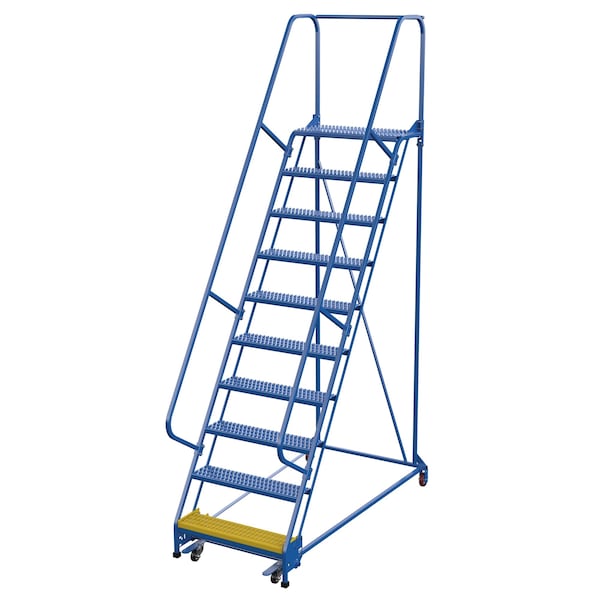 Vestil 130 H Steel PW Ladder, Grip Strut, 10 Step, 10 Steps LAD-PW-32 ...
