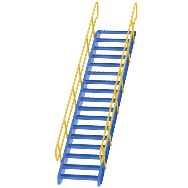 Vestil 17 Step Modular Stair Top Stp 120" STAIR-120 | Zoro