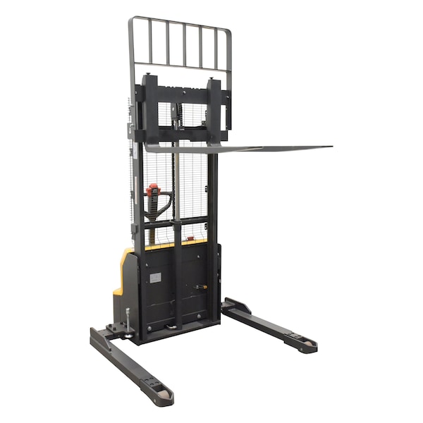 Vestil Steel Adjustable Powered Lift Stacker 114 In. Raised Height ...