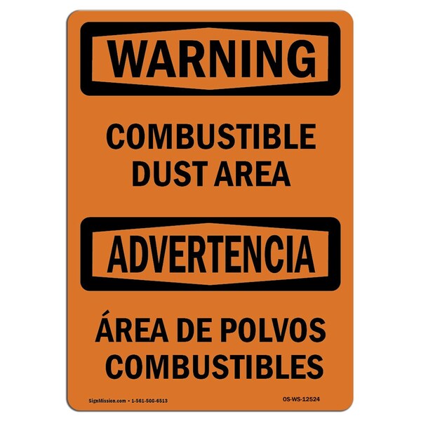 Signmission Safety Sign, OSHA WARNING, 10" Height, Aluminum ...