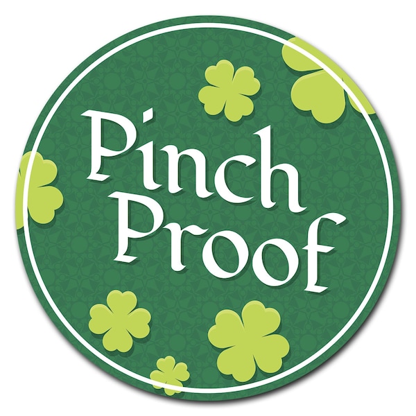 Signmission Pinch Proof Circle Corrugated Plastic Sign C-24-CIR-Pinch ...