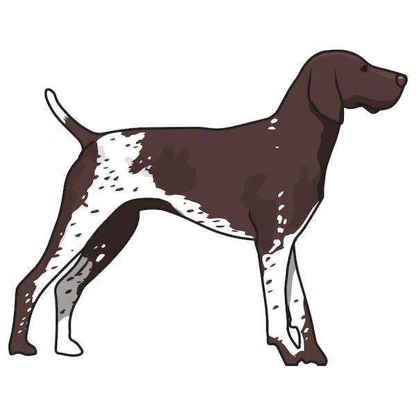 Signmission German Shorthaired Pointer Dog Decal, Dog Lover Decor Vinyl ...