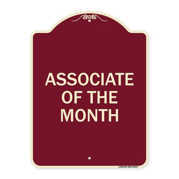 Signmission Associate of the Month Heavy-Gauge Aluminum Architectural ...