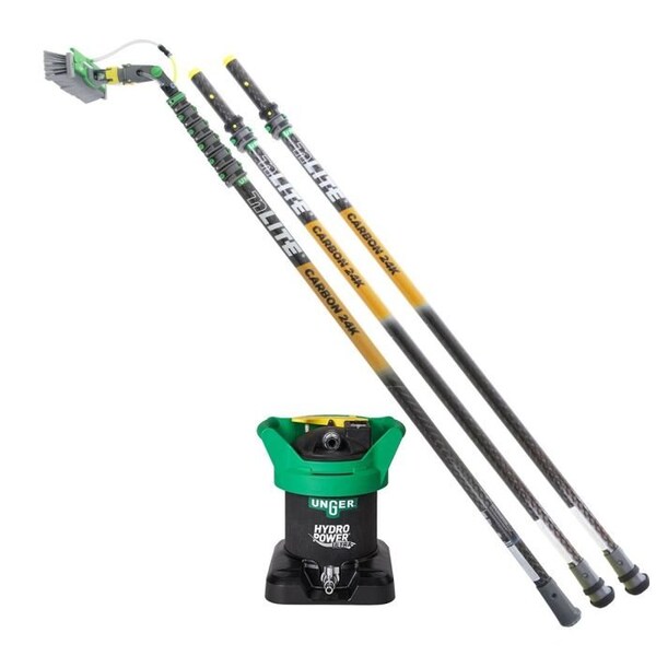 Unger HydroPower Ultra 1Stage Package Carbon 24K 49 Foot UHP01,CF86G ...