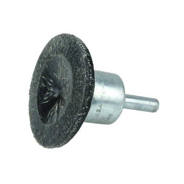 Weiler 1-3/4" Polyflex Encapsulated Circular Flared End Brush, .020 ...