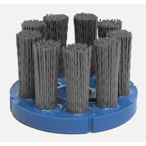 Weiler 3" Nylox Disc Brush Crimped Filament .035/180SC Fill 7/8" Arbor ...