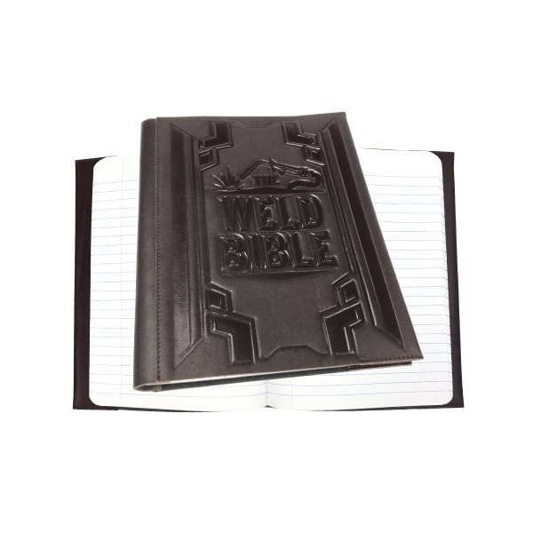 Blue Demon WELD BIBLE - LEATHER BOUND X 100 PAGE WELDERS NOTEBOOK BDWA ...