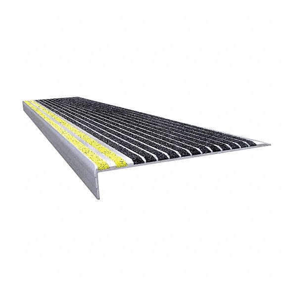 Stairmaster 11" Stair Tread 4'0" Yellow-Black 511-YB4 | Zoro