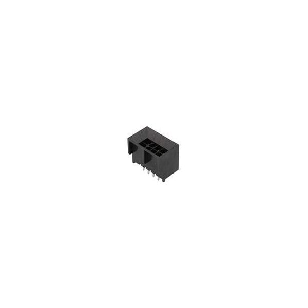 Molex Rectangular Power Connector, 8 Contact(S), Male, Solder Terminal ...