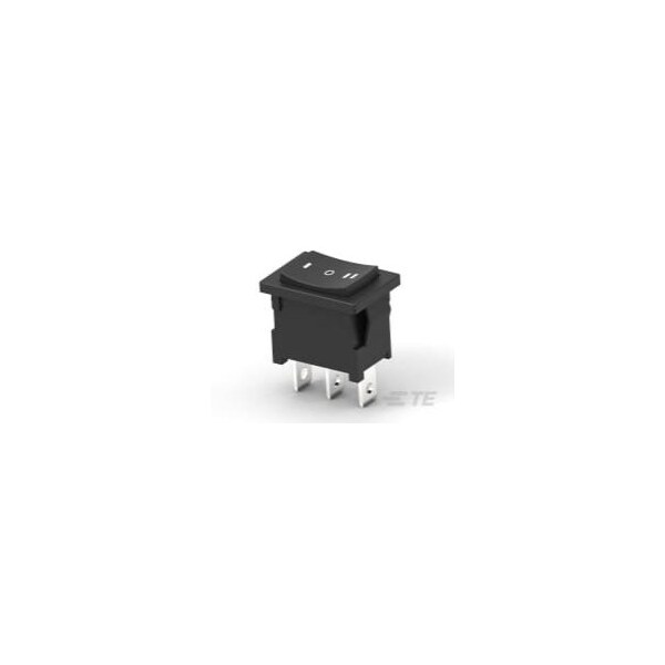 Te Connectivity Rocker Switch, Spdt, On-Off-On, Latched, 16A, Wire ...