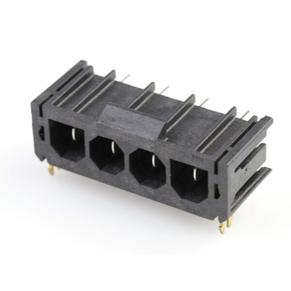 Molex Rectangular Power Connector, 4 Contact(S), Male, Solder Terminal ...