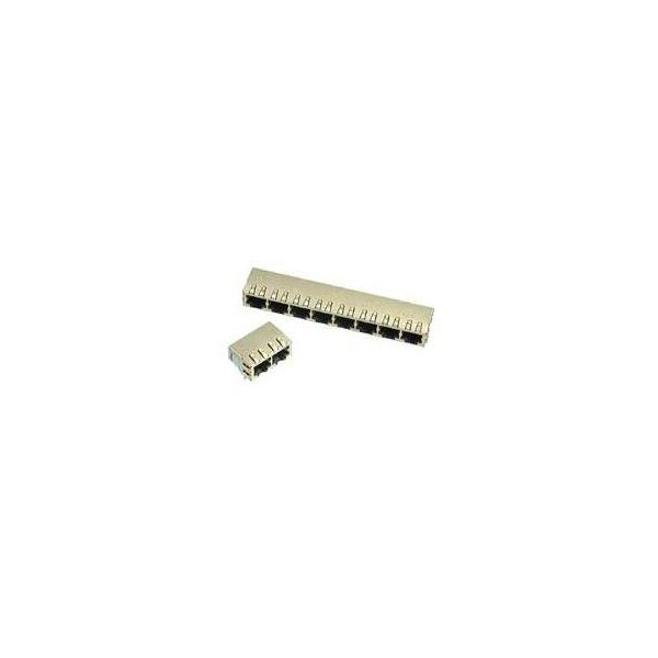Fci Telecom And Datacom Connector, 64 Contact(S), Female, Right Angle ...