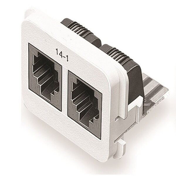 Commscope Modular Connectors / Ethernet Connectors Insert Assy, Mod Jk ...