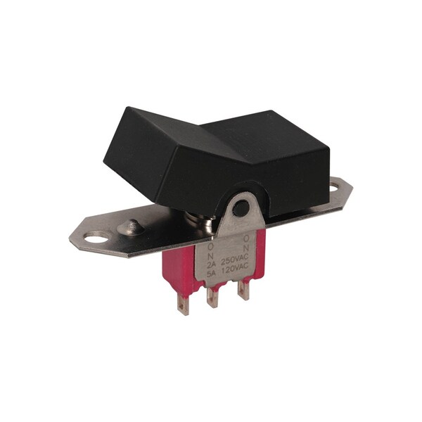 C&K Components Rocker Switch, Dpdt, On-On, Latched, 5A, 28Vdc, Solder ...