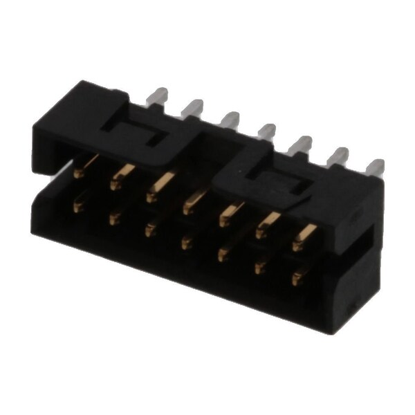 Molex Board Connector, 14 Contact(S), 2 Row(S), Male, Straight, Solder ...
