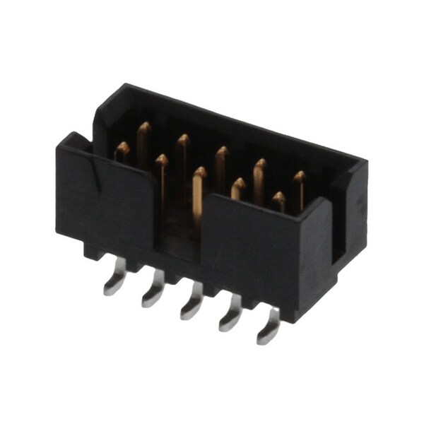 Molex Board Connector, 10 Contact(S), 2 Row(S), Male, Straight, 0.079 ...