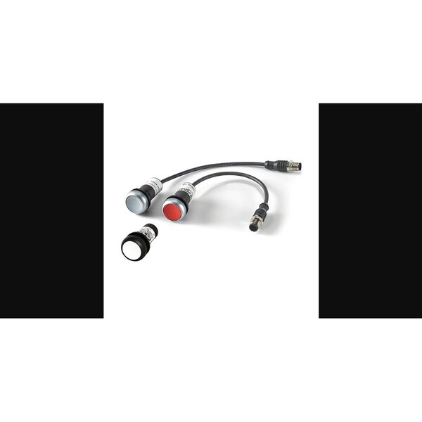 Eaton Bussmann Illuminated Pushbutton Actuator 1No 4 A @ 24 Vac/ C22 ...