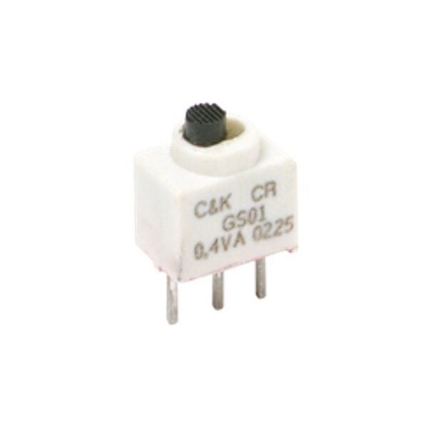 C&K Components Slide Switch, 2 Positions, Spst, Off-On, Latched, 0.02A ...