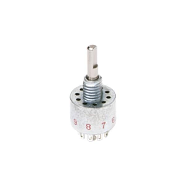 C&K Components Rotary Switch, 10 Positions, Sp10T, Latched, 0.25A ...