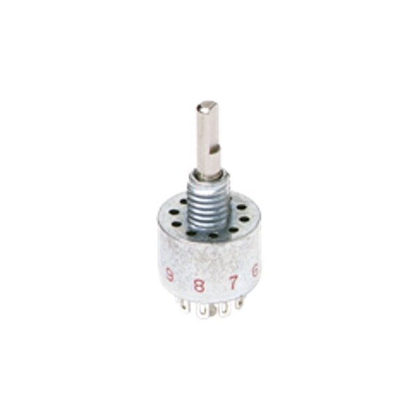 C&K Components Rotary Switch, 6 Positions, Dp6T, Latched, 0.25A, 28Vdc ...