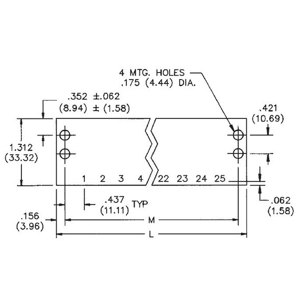 Connectivity Solutions Barrier Strip Terminal Block, 20A, 2 Row(S), 1 ...