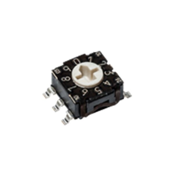 C&K Components Rotary Switch, 4 Positions, Sp4T, Latched, 0.1A, 30Vdc ...