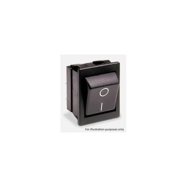 Arcoelectric Rocker Switch, Dp4T, On-Off-On, Momentary, 10A, 24Vdc ...