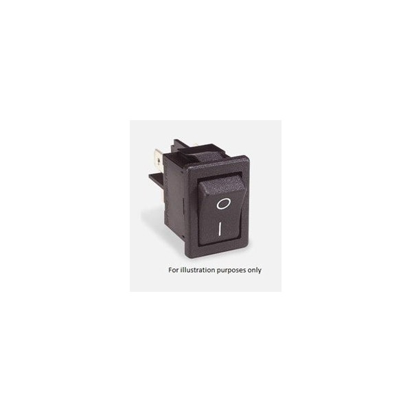 Arcoelectric Rocker Switch, Dpst, Latched, Quick Connect Terminal ...