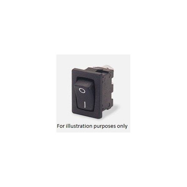 Arcoelectric Rocker Switch, Spdt, Latched, Quick Connect Terminal ...