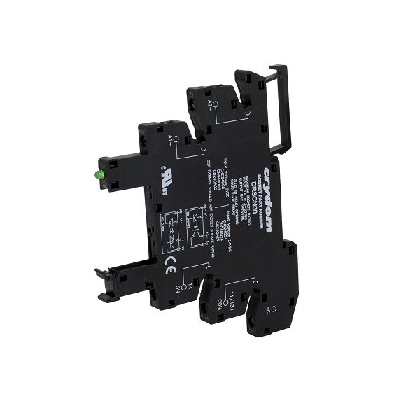 Crydom 6Mm Din Rail Mount Socket For Cn Ssrs 4-30 Vdc I DRSCN30 | Zoro
