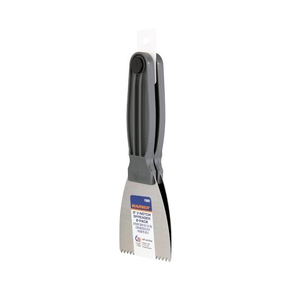 Warner 2 Pack, 3" V-Notch ProCut Spreaders , Carbon Steel 10824 | Zoro