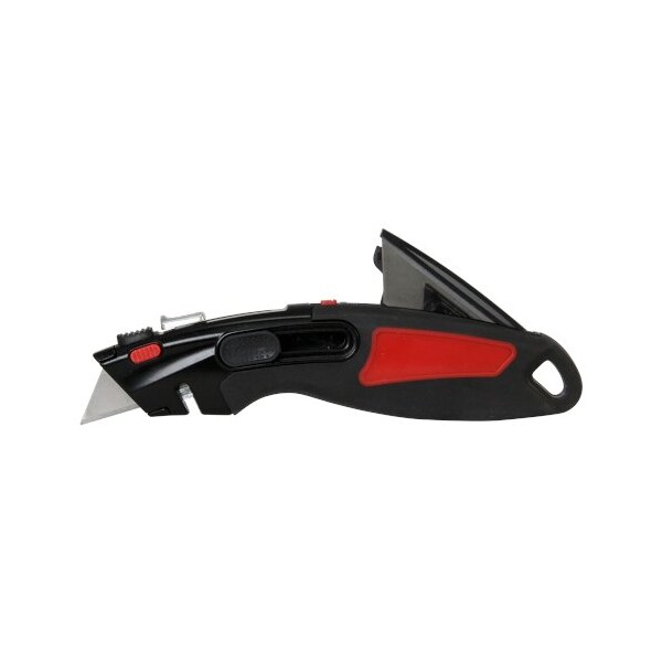 Warner Auto Lock & Auto Retractable Utility Knife, w/ 1 Blade 11181 | Zoro
