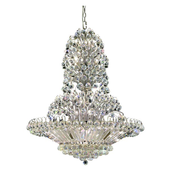 Elegant Lighting Royal Cut Clear Crystal Sirius 33-Light V2908G36C/RC ...