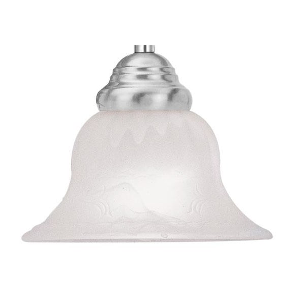 Livex Lighting White Alabaster White Alabaster Glass Shade For The 5612 ...