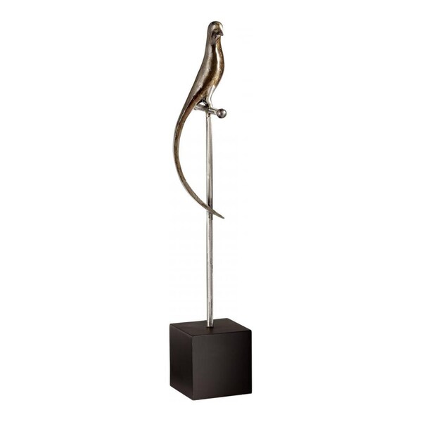 Cyan Designs Raw Steel Polley 20.5 Inch High Iron Statue 7659 | Zoro