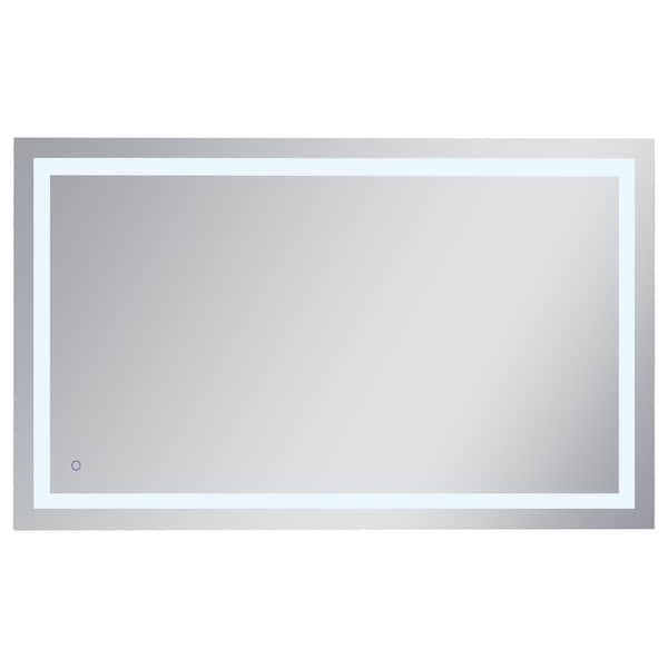Elegant Decor Helios 18" X 36" Hardwired Led Mirror W/Touch Sensor And ...