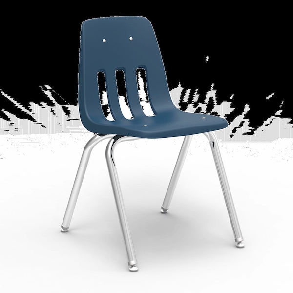 Virco 9000 Series 18" Classroom Chair, 5th Grade - Adult with Nylon ...