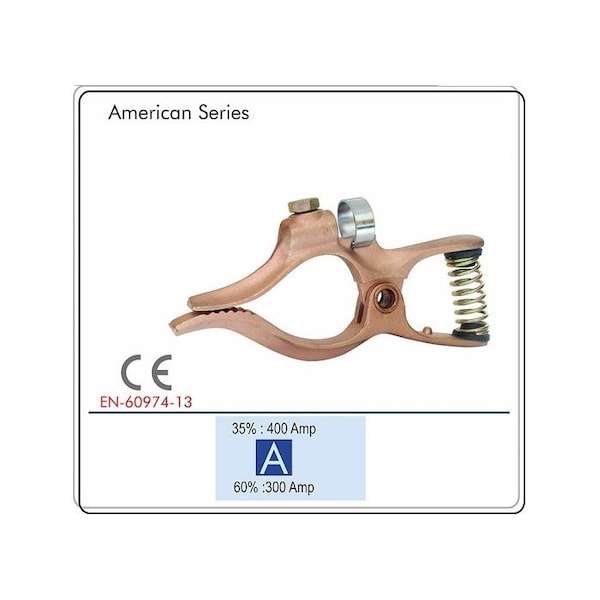 Star Tech Weld Copper Ground Clamp Compatible with Tweco Welding Ground ...