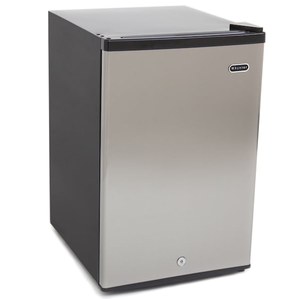 Whynter 2.1 cu. ft. Energy Star Stainless Steel Upright Freezer with ...