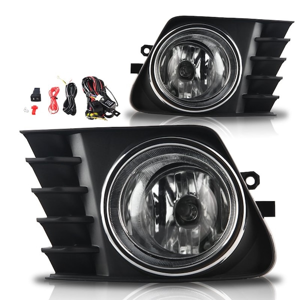 Winjet Fog Light - Clear - Wiring Kit Included CFWJ-0421-C | Zoro