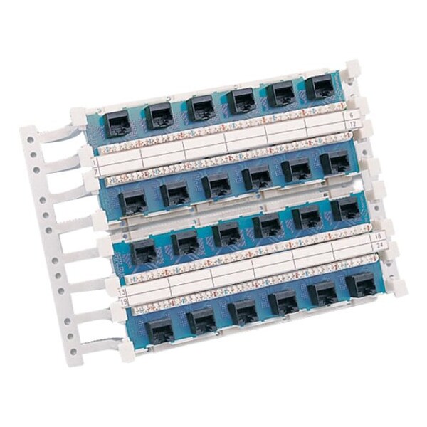 Siemon 200 PR BLOCK 110 WITH LEGS, CAT5E T568A/B 24-PORT TERM S110AB5 ...