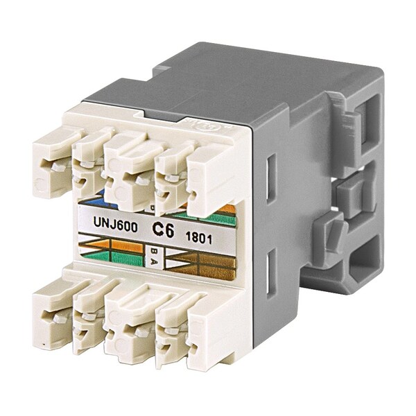 Commscope UNIPRISE MODULAR RJ45 JACKCAT 6, UTP 8 POSITION, GRAYMID ...