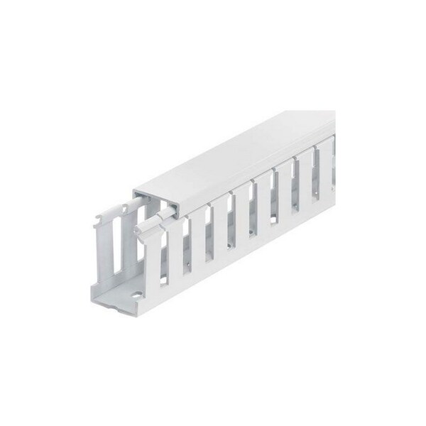 Abb WIRING DUCT, WHITE, WIDE SLOT, HALOGEN-FREE, TY2X4WHW6 | Zoro