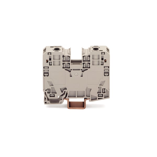 WAGO CORPORATION 2 COND THRU TERMINAL BLOCKS,35 MM2-GREY,8-2 AWG WIRE ...