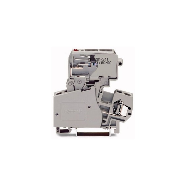 Wago TERMINAL BLOCK FUSED SPRING, LED 10MM 600V/10A/28-12AWG 281-623/ ...
