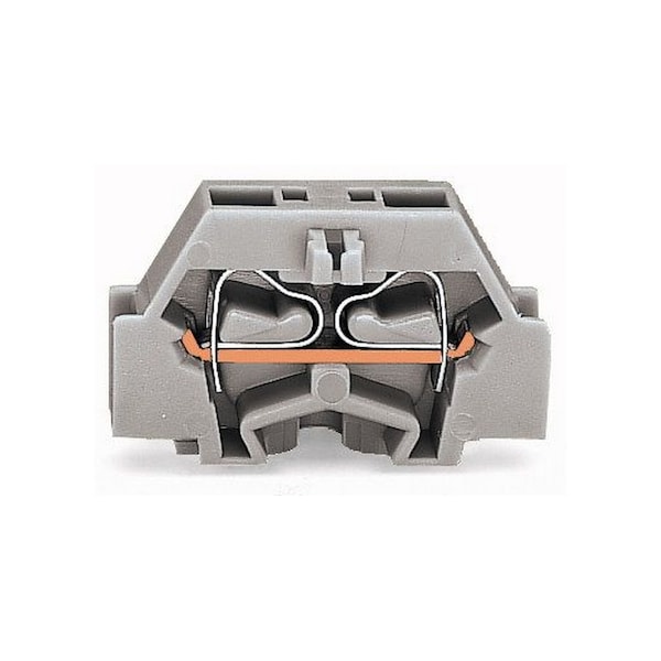 Wago SINGLE TERMINAL BLOCK, W/FIXING FLANGE, ORANGE 261-306 | Zoro